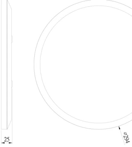 Globo 41562-18B - LED Koupelnové stropní svítidlo SAPANA LED/18W/230V IP44