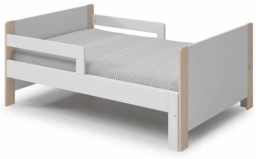 Rostoucí dětská postel liwia 90 x 140 (190) cm bílá MUZZA