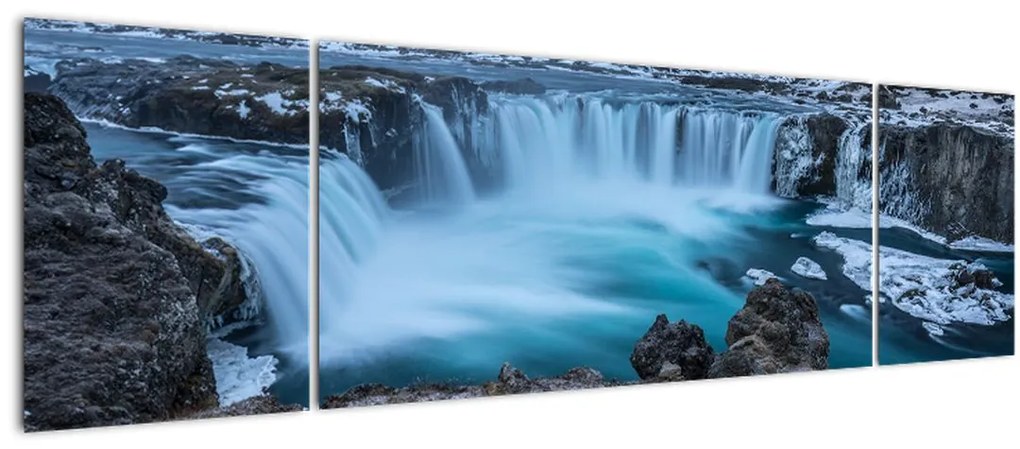 Obraz - Výhled na vodopády (170x50 cm)