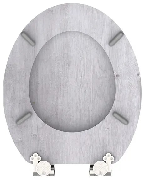 Eisl Sanitär WC prkénko MDF Soft Close Light Wood 80192