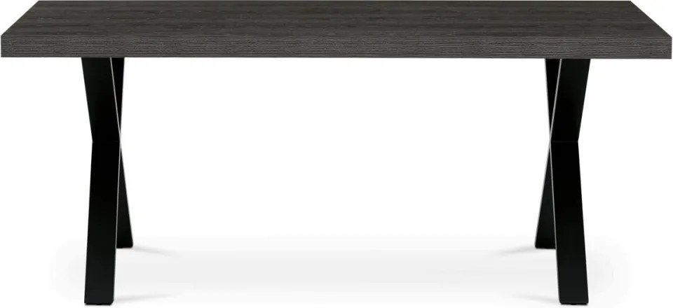 Jídelní stůl HT-R5316 GREY, lamino, šedý dub (180 x 90) cm