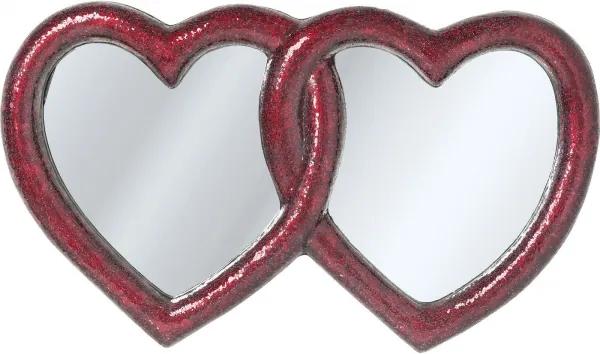 Zrcadlo Mosaik Double Heart 100x165cm