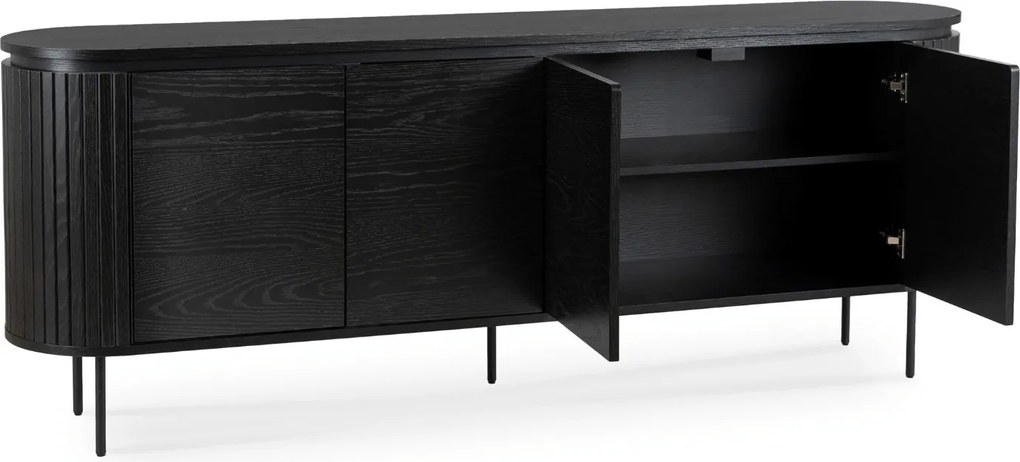 Komoda Beck 200 cm černá