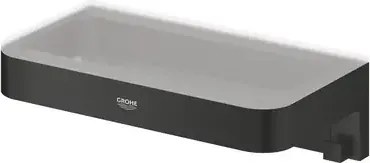 Grohe QuickFix Start Cube - Polička - délka 20 cm matná černá