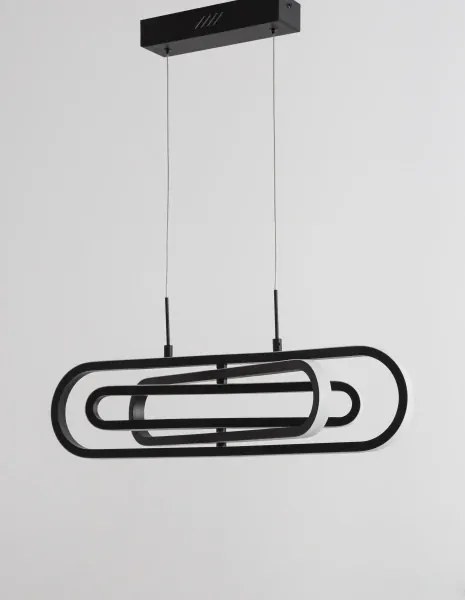 LED lustr Arte 64 černé