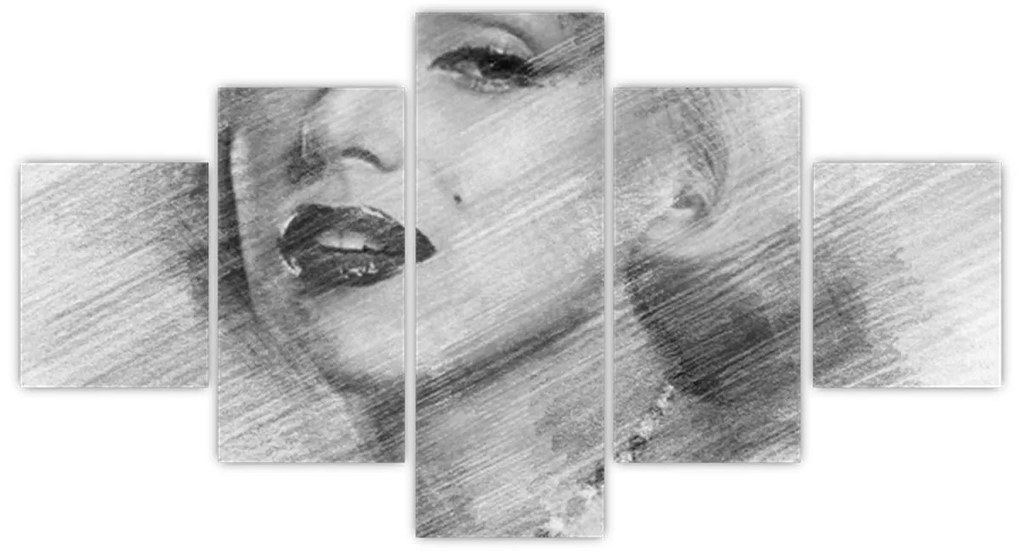 Obraz - Portrén Merilyn Monroe (125x70 cm)