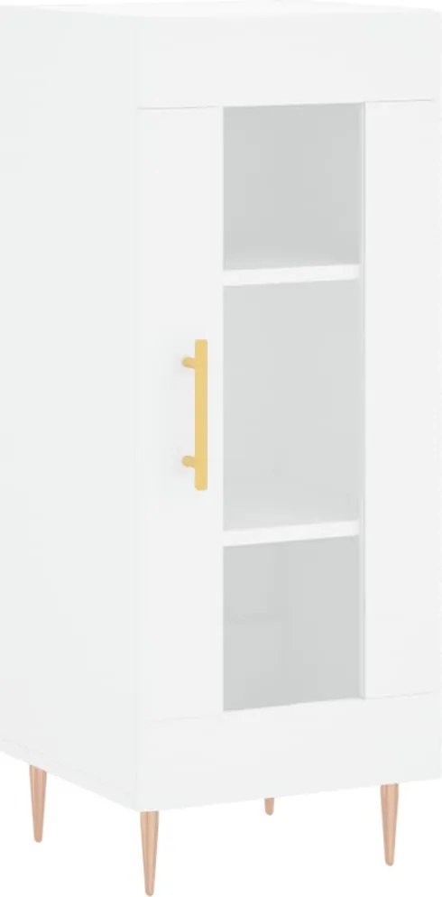 Skříň highboard bílá 34,5 x 34 x 180 cm kompozitní dřevo 3199033