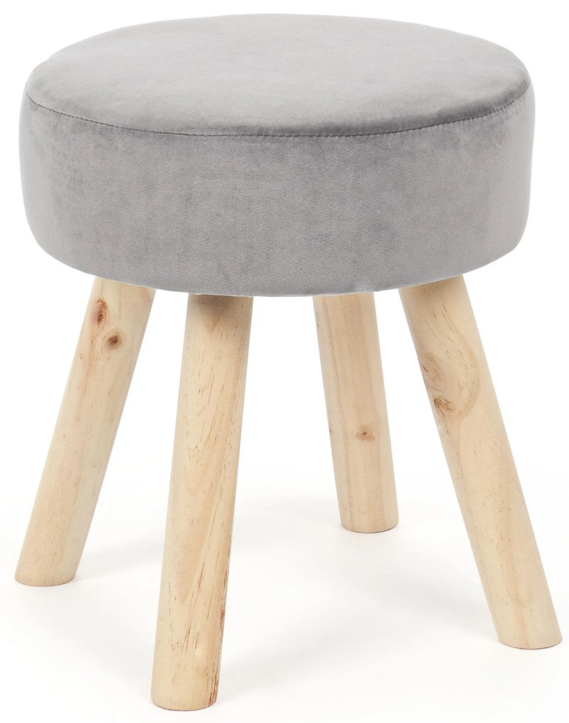 BIZZOTTO Pouf ADELINE šedý 0748161