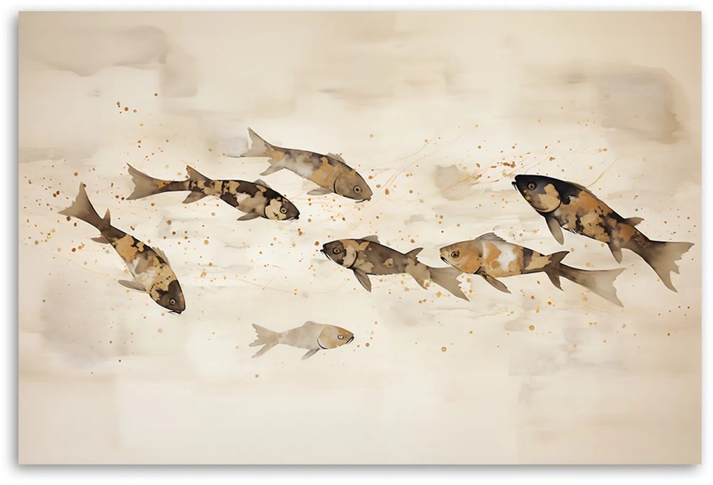 Gario Obraz na plátně Koi kapry Rozměry: 60 x 40 cm