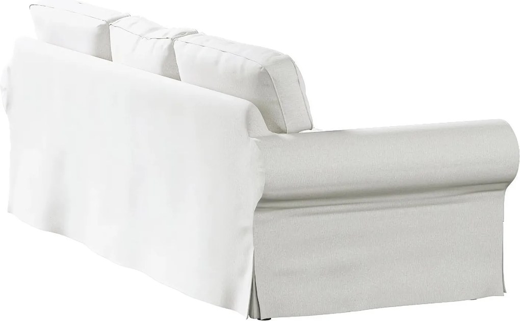 Potah na pohovku IKEA Ektorp 3-místná rozkládací, NOVÝ MODEL 2013 barva krémová látka pletený vzor