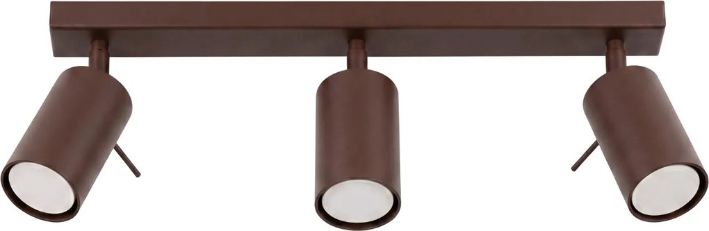 Sollux Lighting Stropní svítidlo RING 3L hnědé