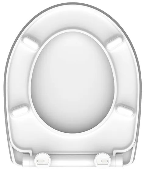 Eisl Sanitär WC prkénko Duroplast Soft Close Raindrop High Gloss 82583