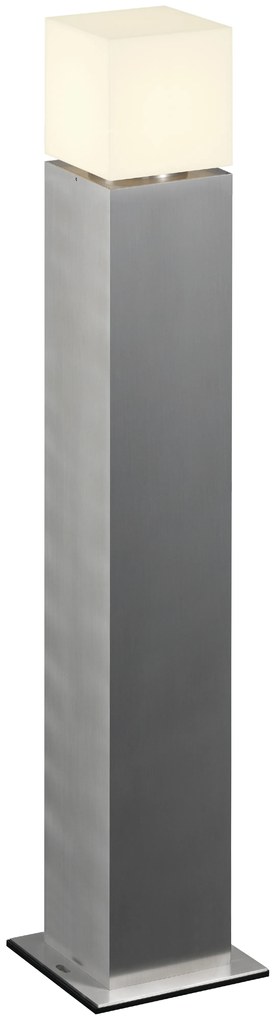 SLV 1000346 Square Pole, venkovní sloupkové svítidlo z nerezu, 1x20W E27, výška 90cm, IP44