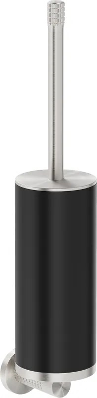 Mexen Triv, nástěnný WC kartáč, černá matná / broušená ocel, 70A33071-97B