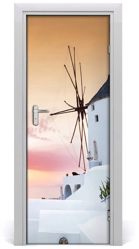 Fototapeta samolepící na dveře Santorini Řecko 95x205 cm