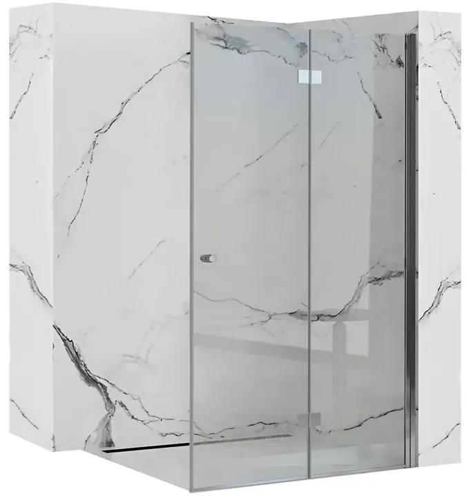 Rea - Sprchové dveře Fold N2 - chrom/transparentní - 110x190 cm L/P