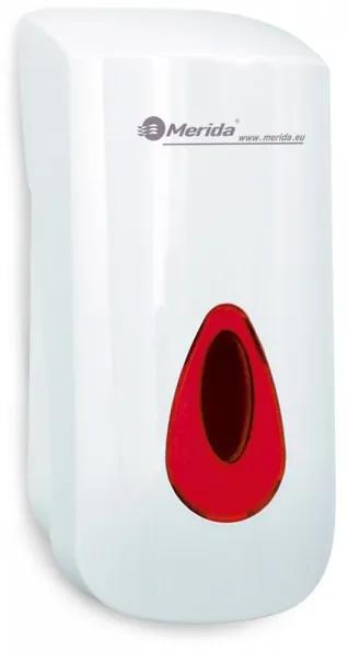Dávkovač tekutého mýdla Merida Top Maxi 800 ml / bílá a červená
