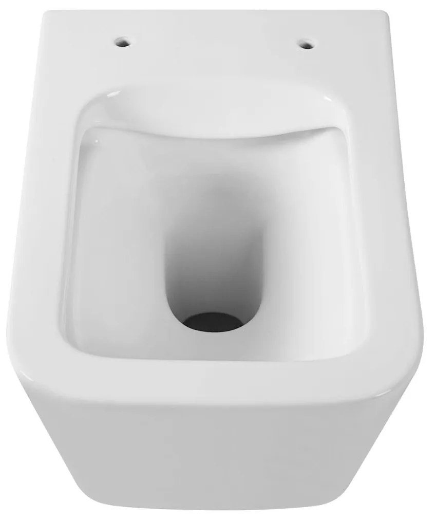 Aplomo Livorno White WC závěsné se sedátkem, rimless