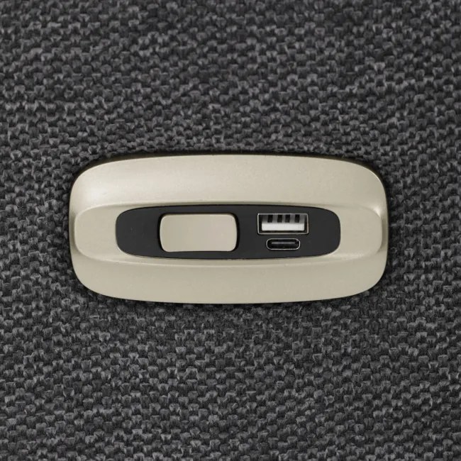 Polohovací křeslo šedé, elektrické TV-B3973 GREY2