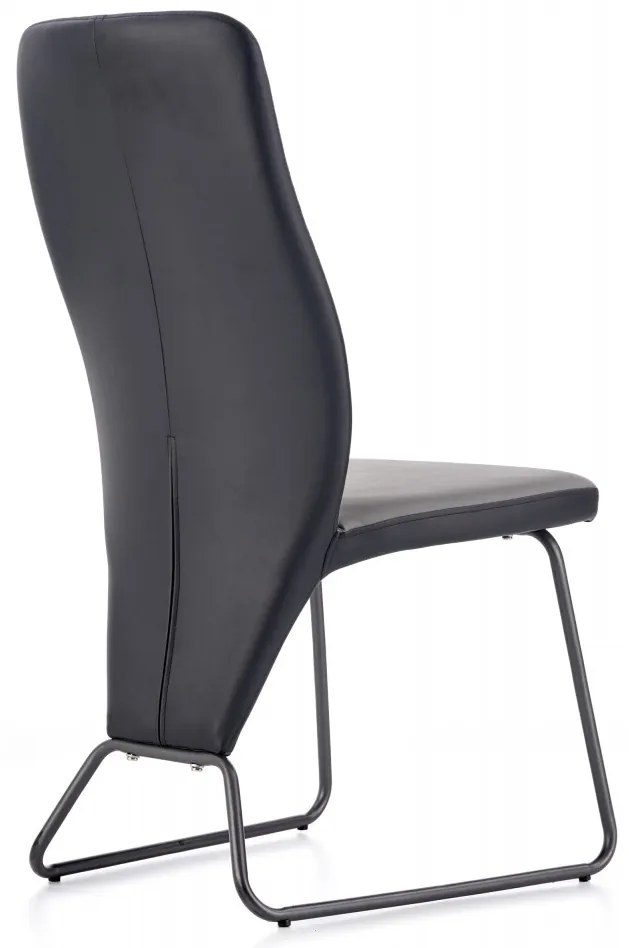 Jídelní židle Navia černá/šedá/super šedá