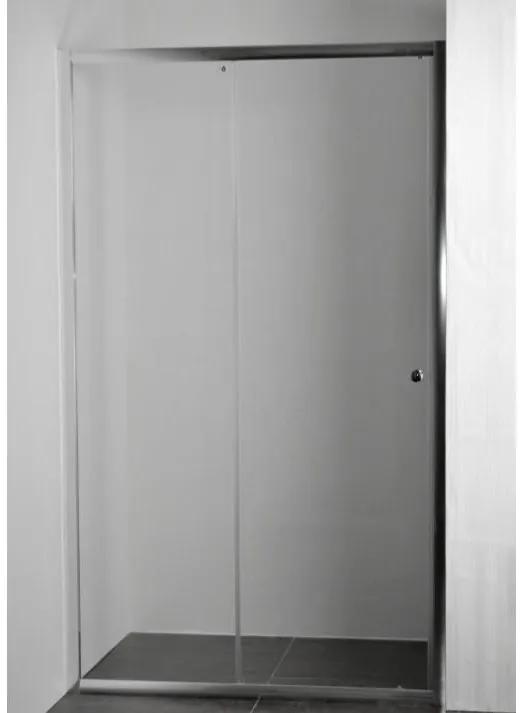 Posuvné sprchové dveře ROSS Luxo 130, čiré sklo 5 mm