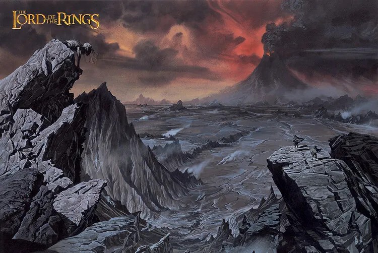 Plakát, Obraz - The Lord of the Rings - Mount Doom, (61 x 91.5 cm)