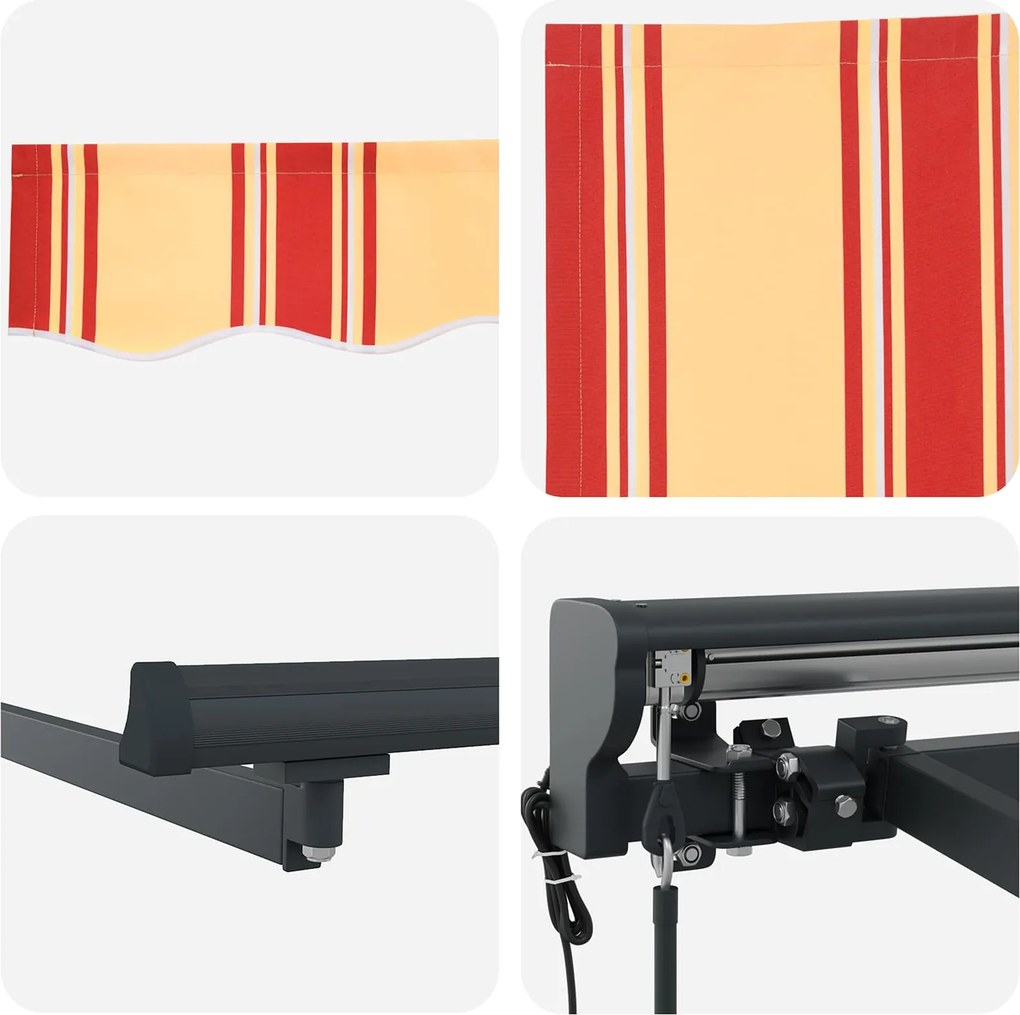Rám markýzy Vícebarevný 400 × 300 cm 3330542