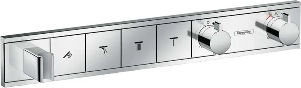 Hansgrohe - Baterie pod omítku pro 4 spotřebiče, chrom 15357000ROZ1