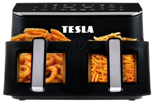 TESLA Electronics AirCook - Multif. duální dig. horkovzd. fritéza 9 l 2400W/230V
