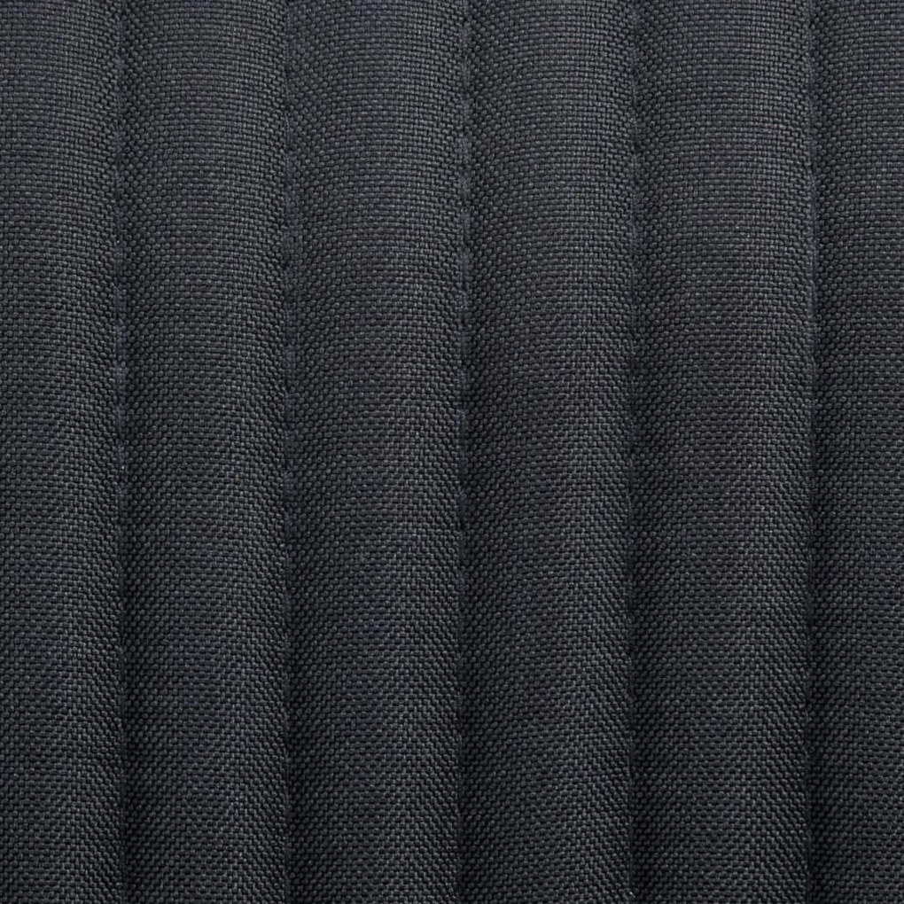 Jídelní židle 2 ks černé textil 249813