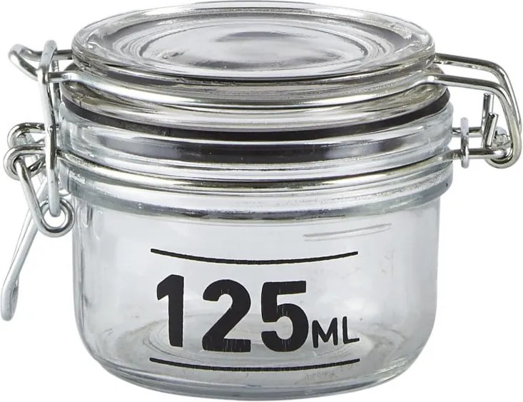 Skleněná dóza s víkem KJ Collection Jar, 125 ml