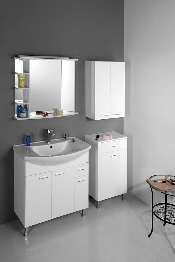 Aqualine Aqualine, ZOJA/KERAMIA FRESH skříňka horní 50x76x23cm, bílá, 51302