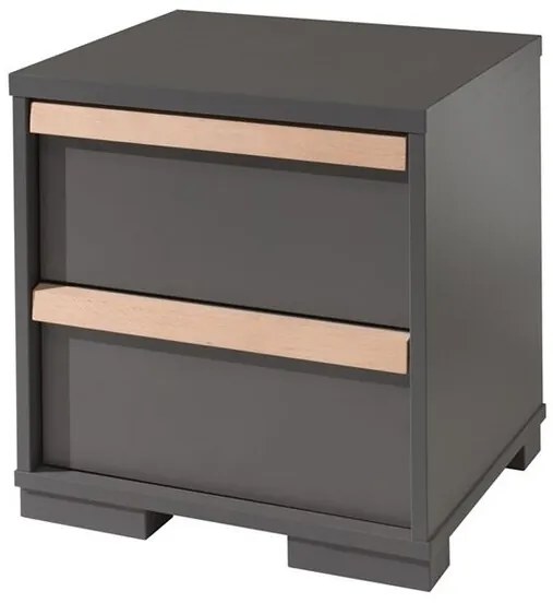 Designový noční stolek Molde antracit 48cm