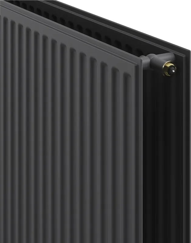 Mexen CVH20 Hygienický deskový radiátor 600 x 2000 mm, spodní připojení, 2198 W, antracit - W620H-060-200-66