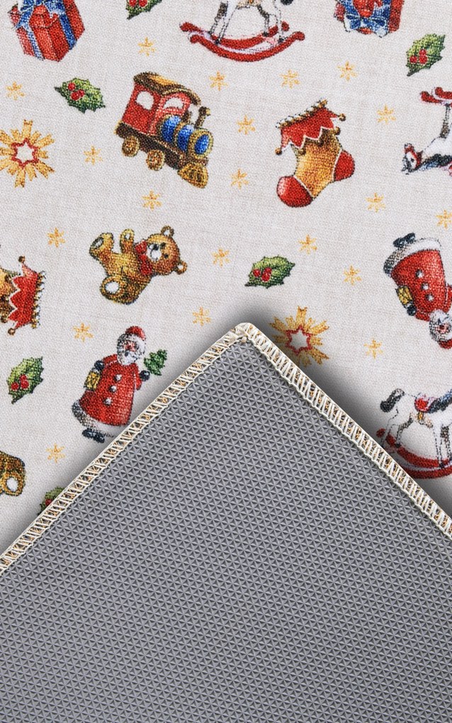 Villeroy & Boch Kusový koberec Toy's delight s potiskem 106192 Red, Multicolor, 50x80, červená, obývací pokoj