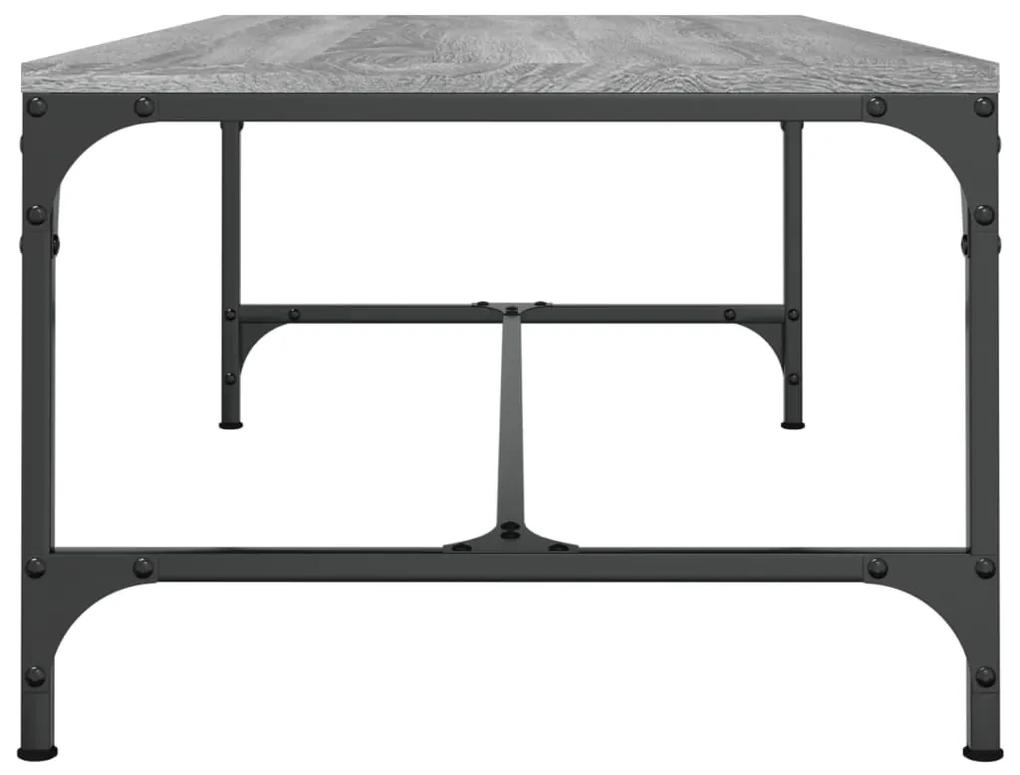 Konferenční stolek šedý sonoma 80x50x35 cm kompozitní dřevo