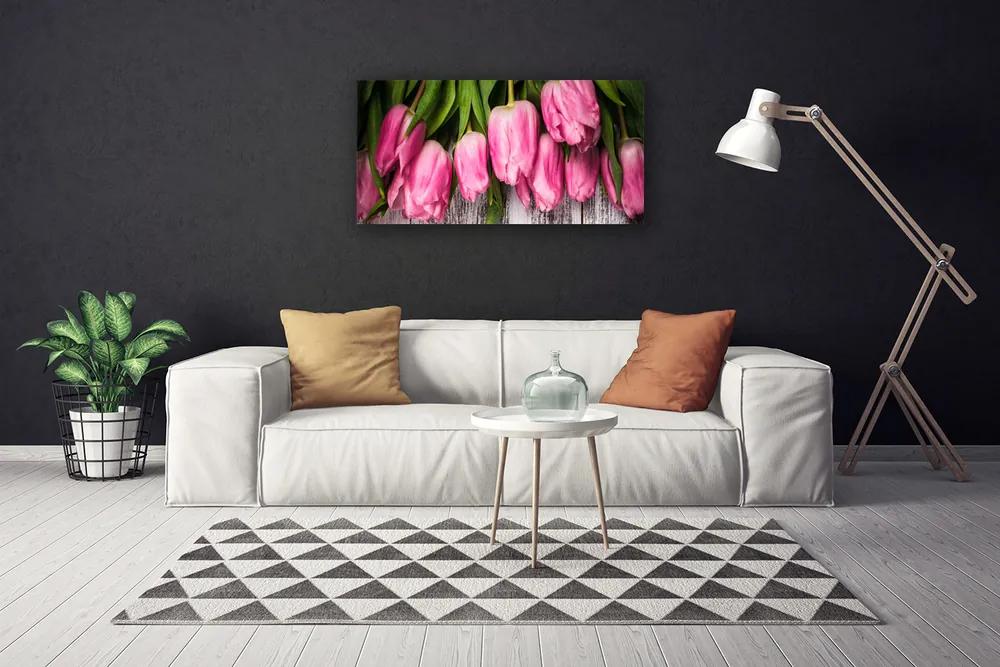 Obraz na plátně Tulipány 100x50 cm