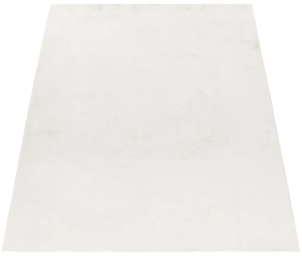 Ayyildiz, Kusový koberec Pouffy 5100 Cream, 200x290, bílá, obývací pokoj