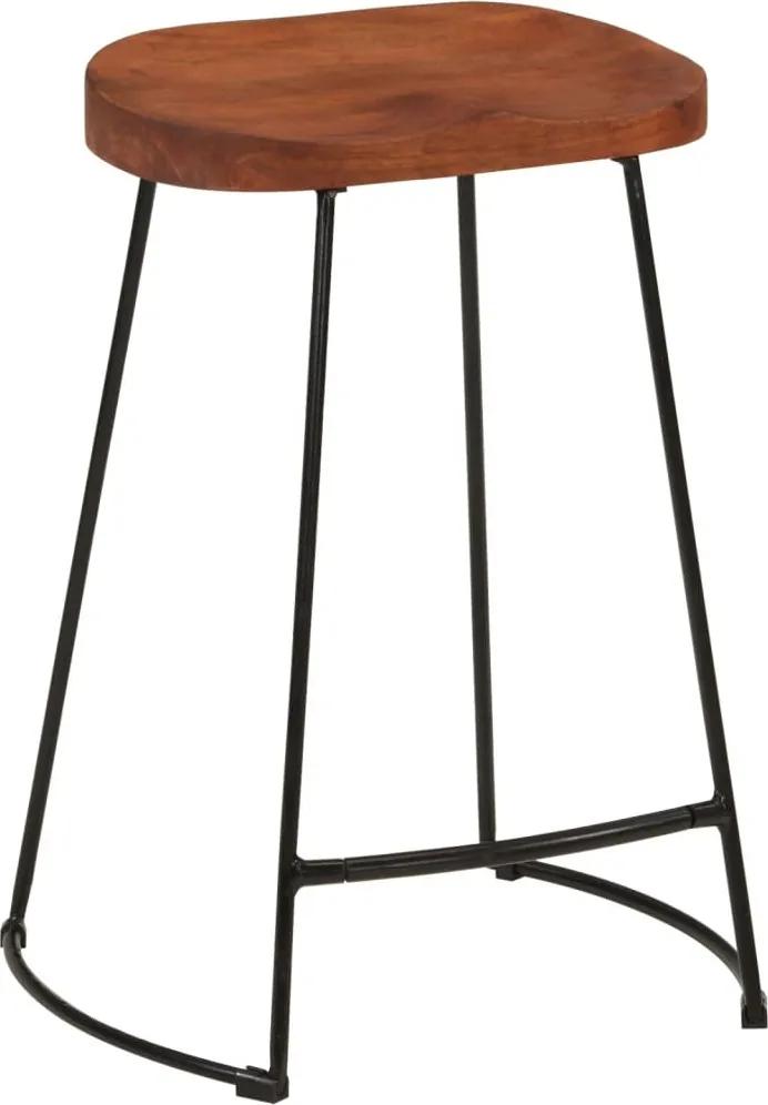 vidaXL Barové stoličky Gavin 2 ks 45 x 40 x 63 cm masivní mangovník [344915] Barva: Hnědá