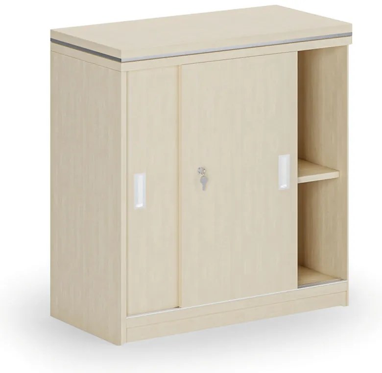 Skříň zasouvací ARRISTO LUX, 800 x 400 x 836 mm, bříza