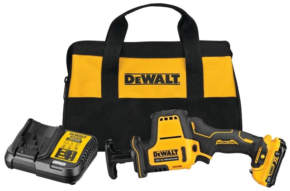 Aku mečová pila DeWALT DCS312D2 12 V 2 x 2,0 Ah XR