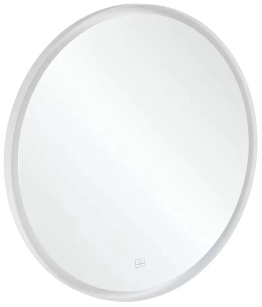 Villeroy & Boch Subway 3.0 - Zrcadlo v rámu s LED osvětlením, průměr 91 cm, dotykový senzor A4649100