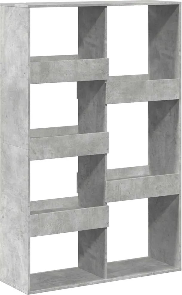 Dělicí stěna betonově šedá 100 x 33 x 155,5 cm kompozitní dřevo 3309567
