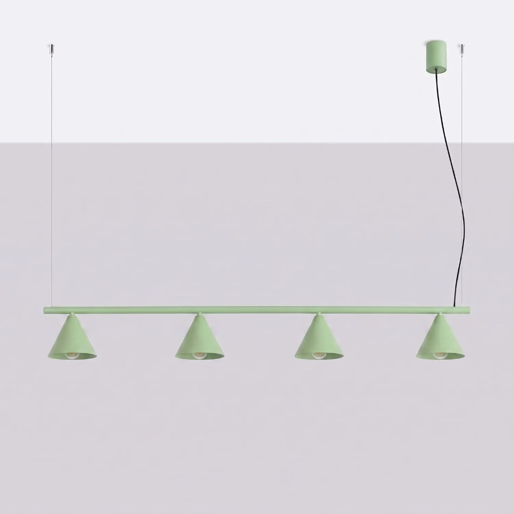 Sollux Lighting Lustr NOX 4L šalvějový