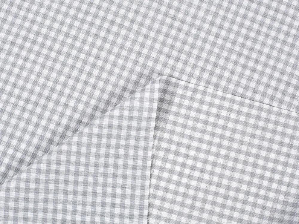Biante Dekorační běhoun na stůl Rebeka RE-015 Světle šedo-bílá kostka malá 20x140 cm