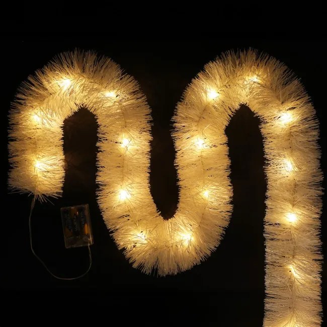 LED vánoční girlanda na stromeček bílá
