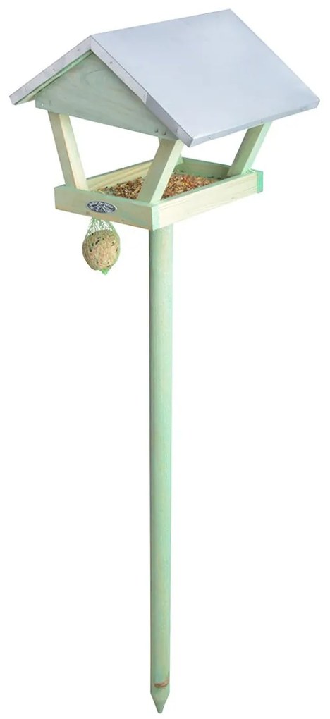 Zapichovací krmítko pro ptáky Terry, 113x31,5x26,5 cm, dřevo, zelená