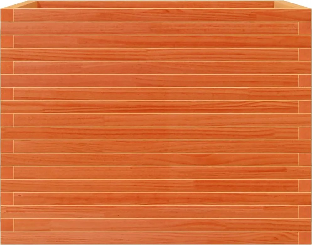 Zahradní truhlík voskově hnědý 90x60x68,5 cm masivní borovice 3282501