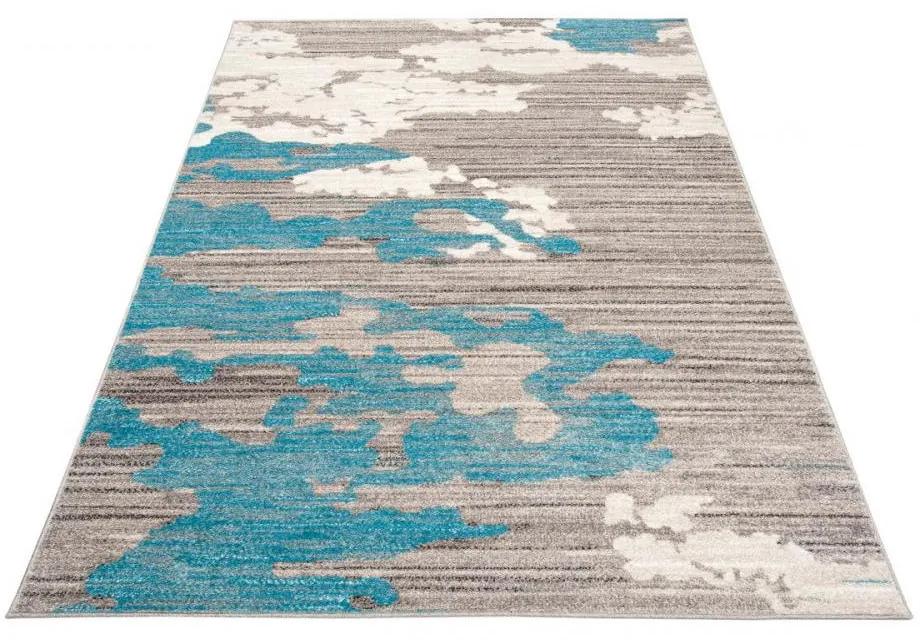 Kusový koberec Ithaka béžovo tyrkysový 133x190cm