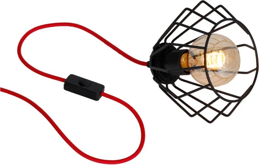 MILAGRO FERRO 540 černá/červená Stolní lampa
